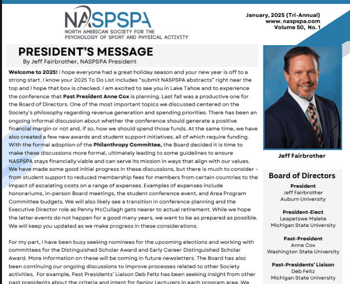 About - NASPSPA (North American Society for the Psychology of Sport and ...